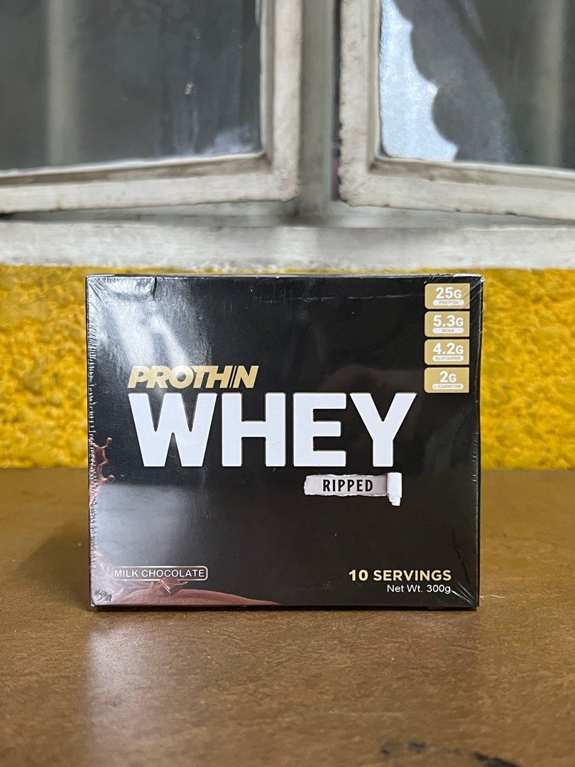 Prothin Whey Ripped Milk Chocolate Sealed, Health & Nutrition, Health ...