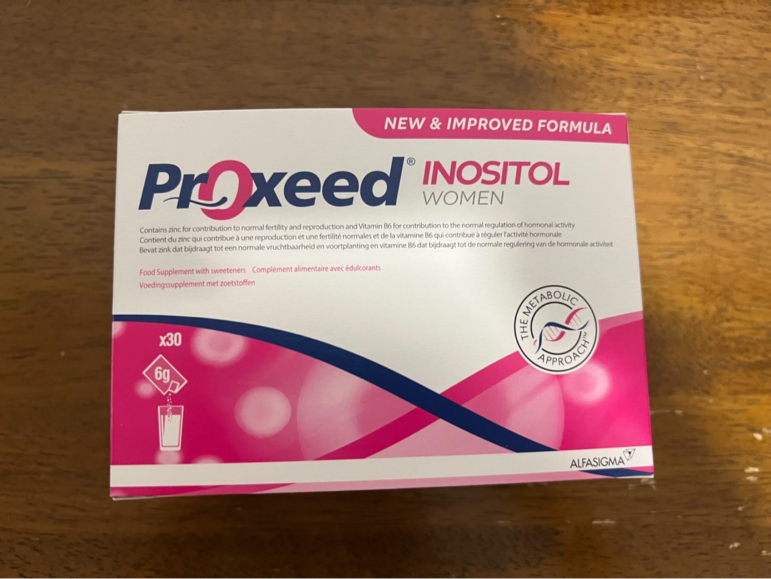 Proxeed Inositol to increase chance of pregnancy, Health & Nutrition ...