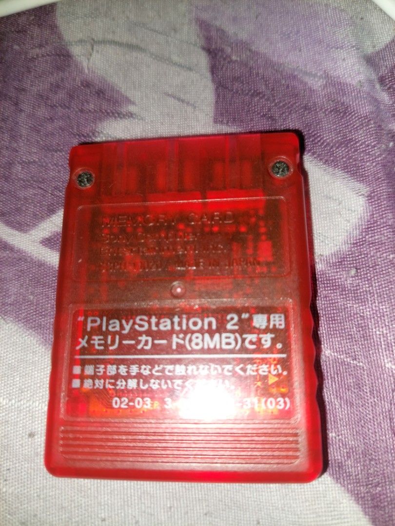 Ps2 original 8mb memory card, Video Gaming, Gaming Accessories, Cases ...