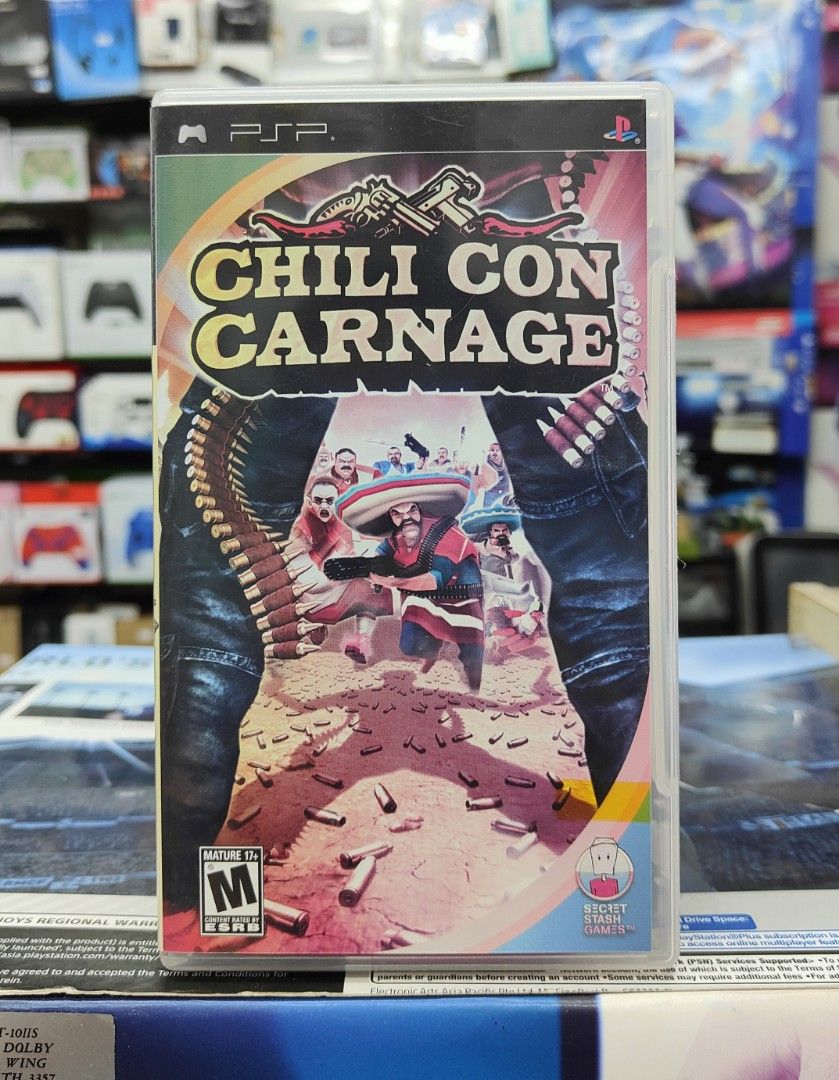 PSP Chili Con Carnage, Video Gaming, Video Games, PlayStation on Carousell
