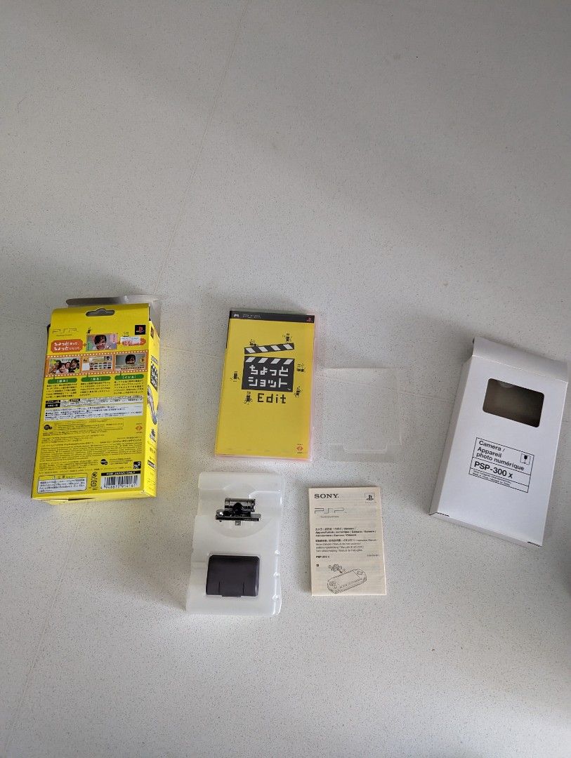PSP chotto shot Playstation portable camera open box but brand new ...