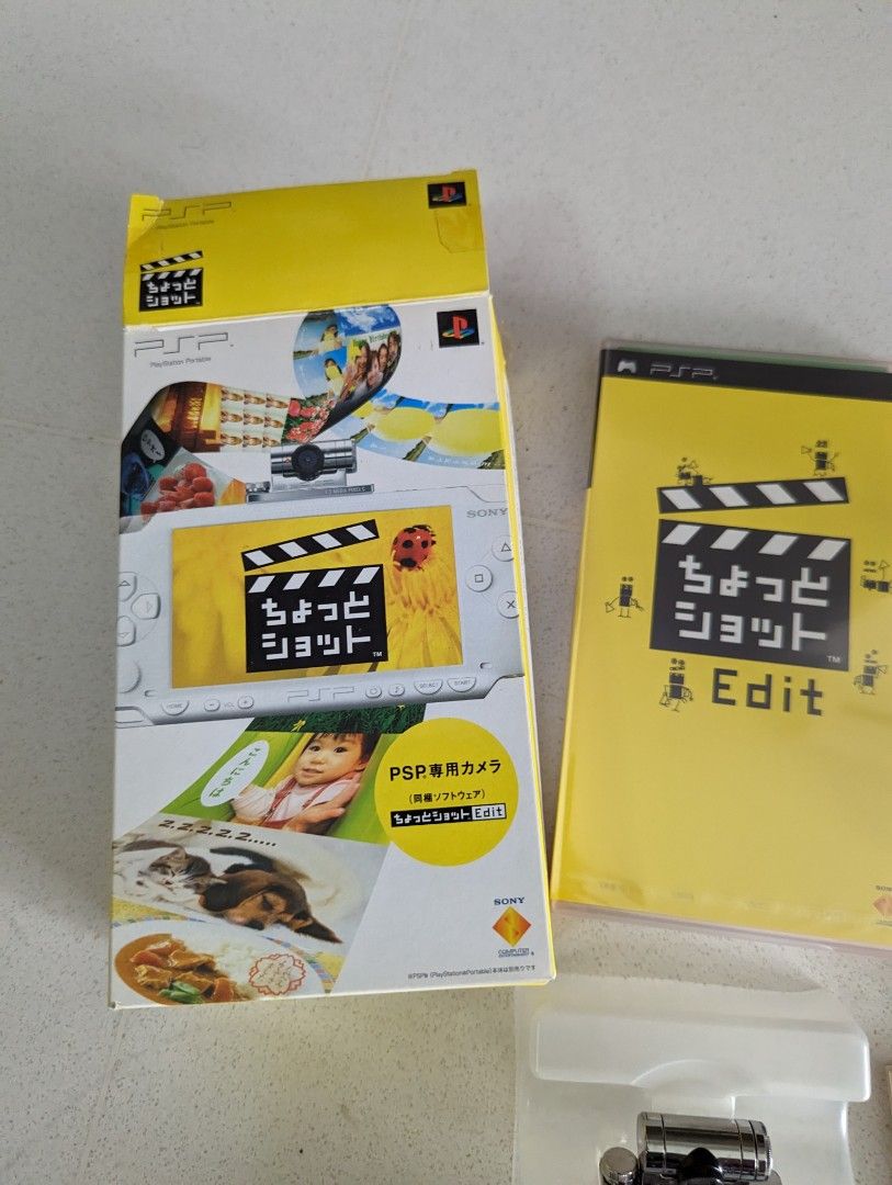 PSP chotto shot Playstation portable camera open box but brand new ...