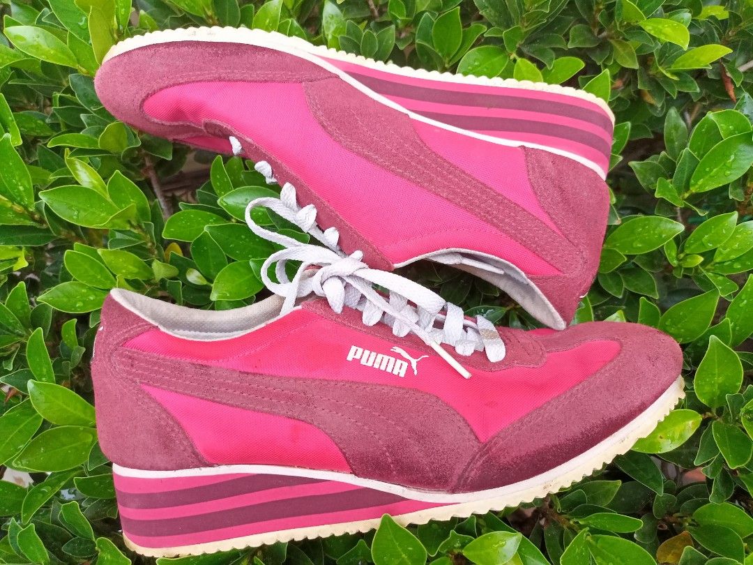 PUMA WEDGE SHOES, Women's Fashion, Footwear, Sneakers on Carousell