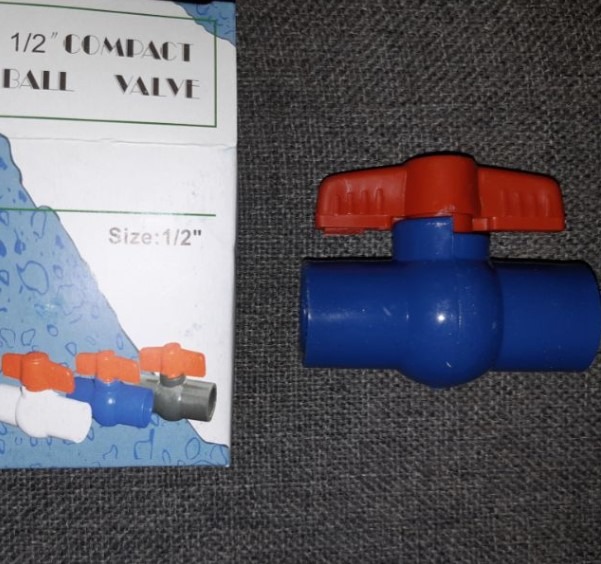 PVC Ball Valve Plastic Water Valve 1/2" 3/4" 1" waterline fittings ...