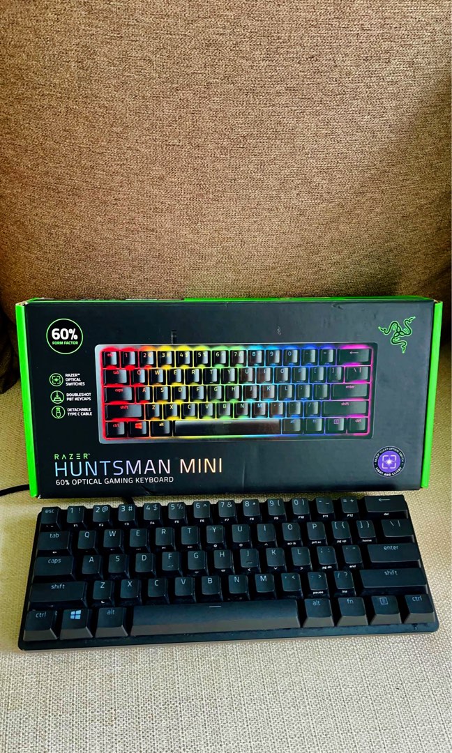 RAZER Hunstman Mini 60% Optical Gaming Keyboard, Computers & Tech ...