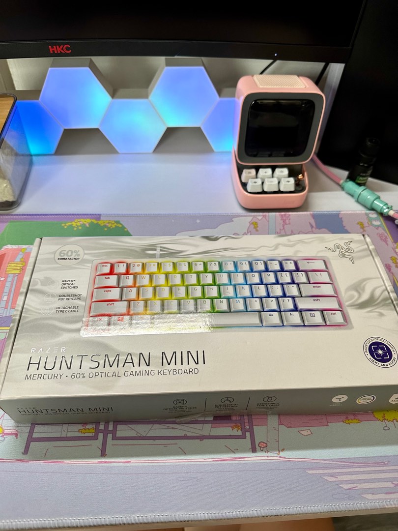 Razer Hunstman Mini (Mercury), Computers & Tech, Parts & Accessories ...