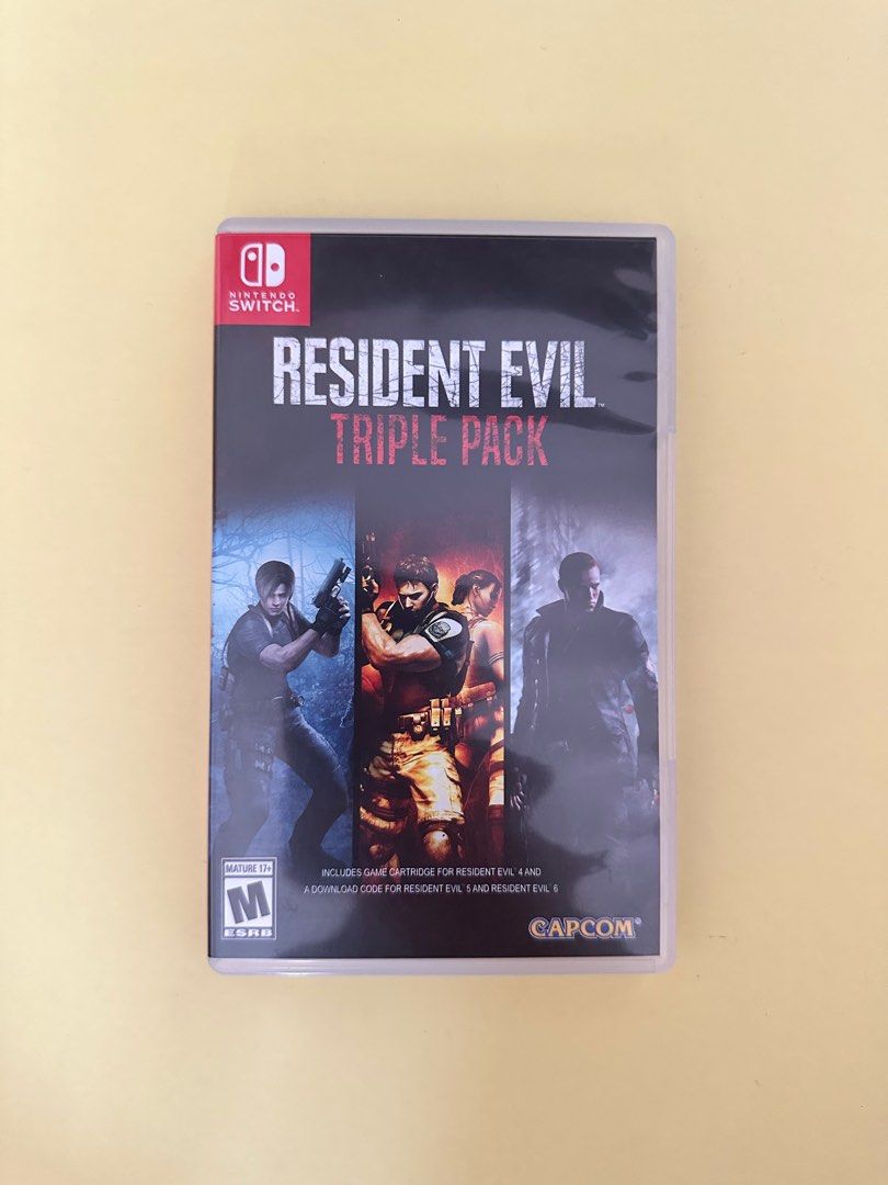 Resident Evil Triple Pack Nintendo Switch game, Video Gaming, Video ...
