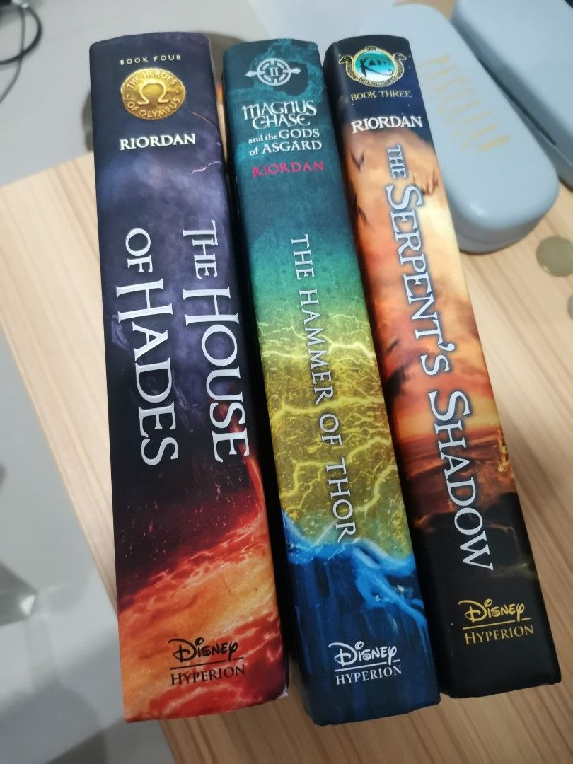 Hardbound Rick Riordan's Magnus Chase / The Serpent's Shadow / The ...
