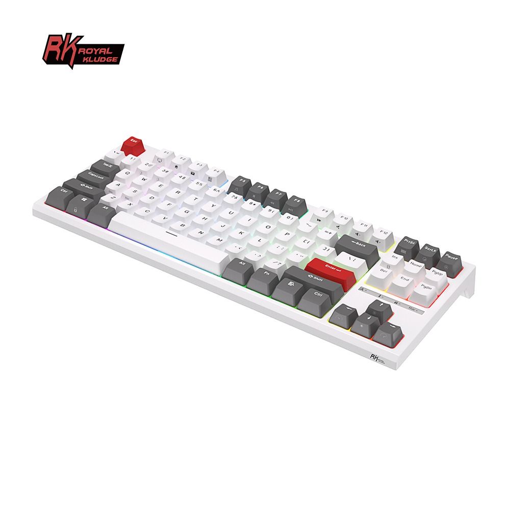 RK R87 TKL Mechanical Keyboard by Royal Kludge with Hotswap Wired RGB ...