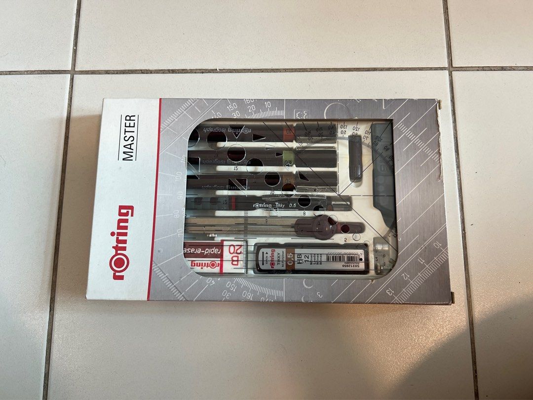 Rotring Isograph Master Set (NEW), Hobbies & Toys, Stationery & Craft ...
