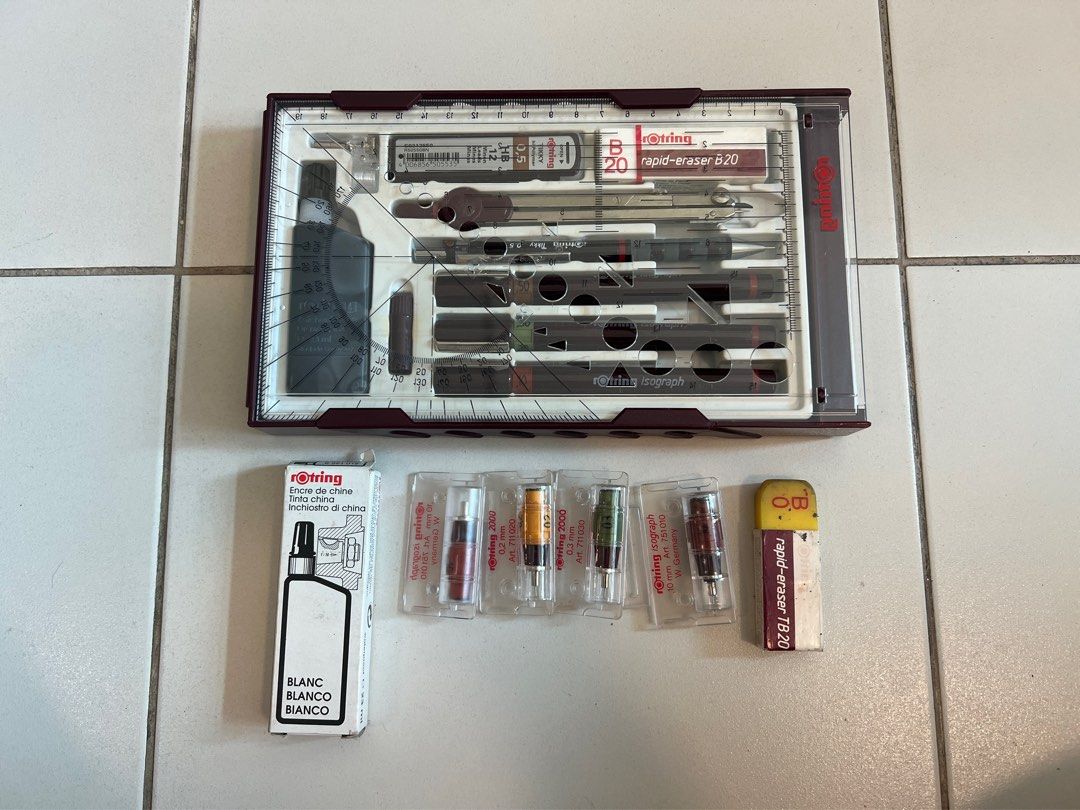 Rotring Isograph Master Set (NEW), Hobbies & Toys, Stationery & Craft ...