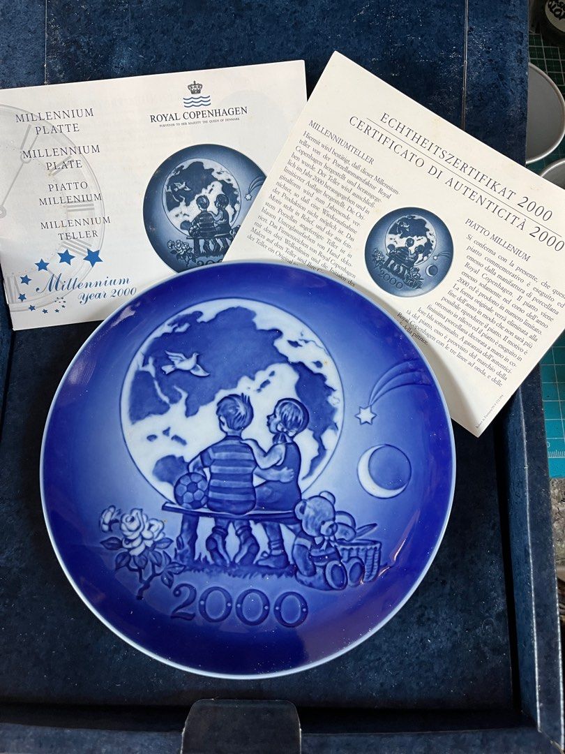 Royal Copenhagen Millennium Plate, Hobbies & Toys, Memorabilia ...
