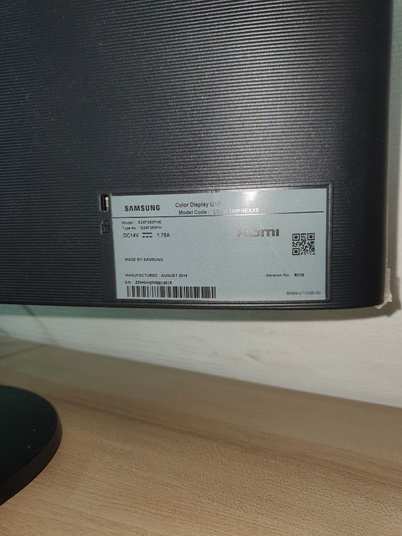 Samsung 24" LED monitor, Computers & Tech, Parts & Accessories, Monitor ...