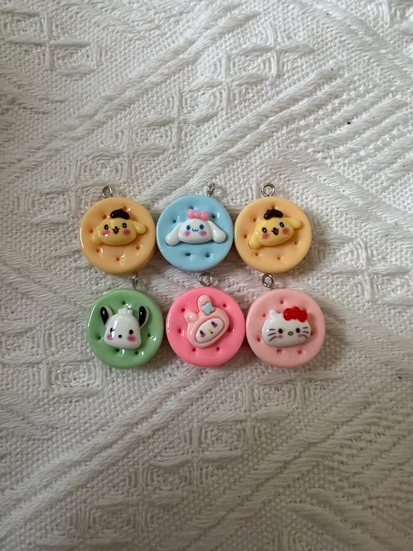 Sanrio Biscuit Charms, Hobbies & Toys, Stationery & Craft, Craft ...