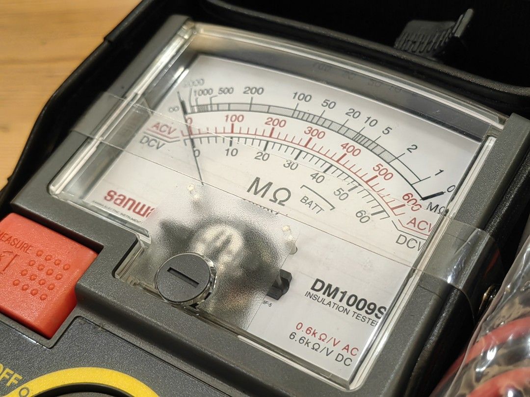 Sanwa Analog Insulation Resistance Multi Tesrer, Commercial ...