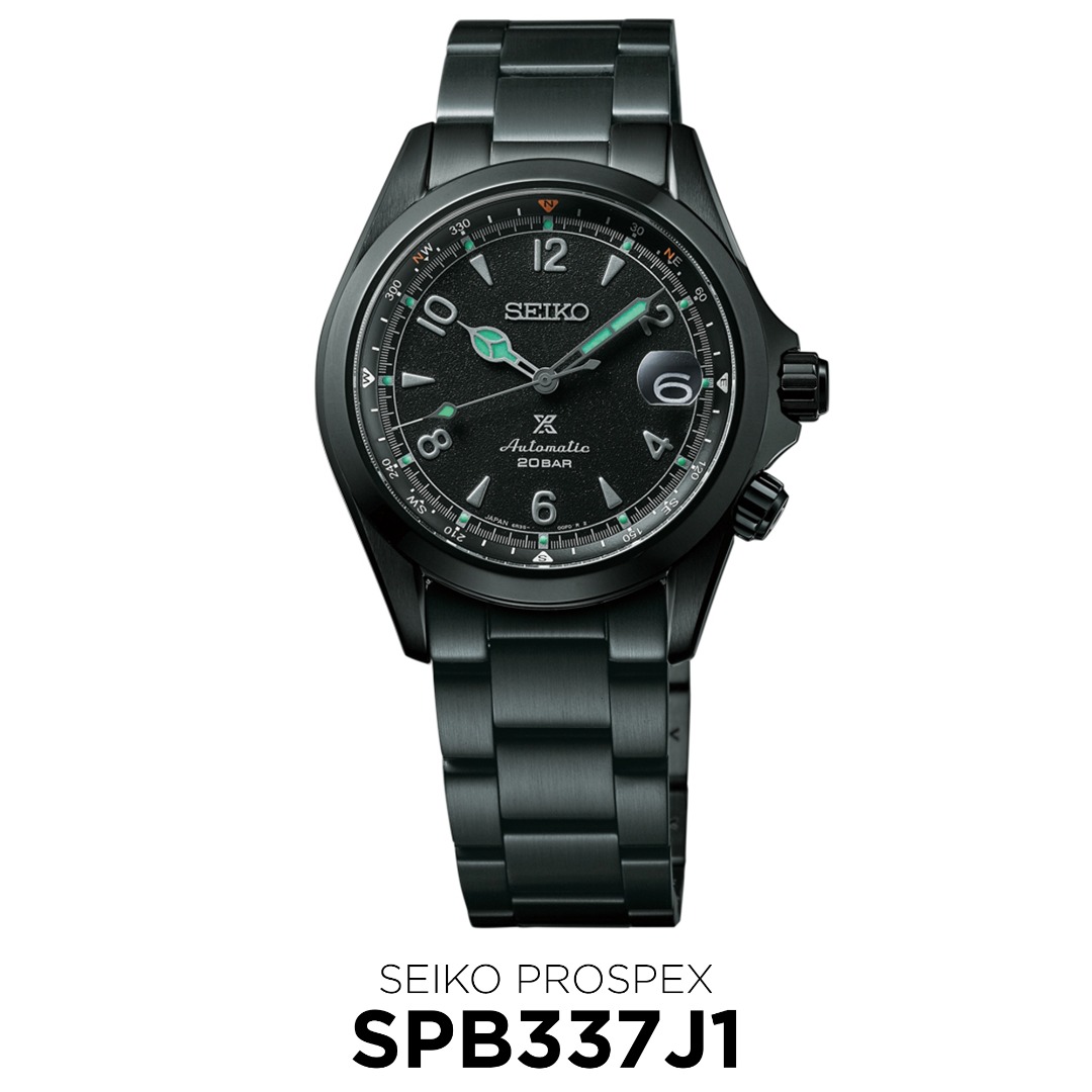 Seiko Prospex Alpinist Black Series Automatic Watch SPB337 SPB337J1 ...