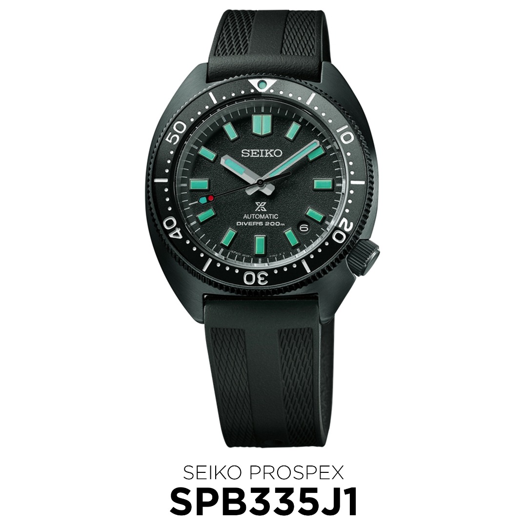 Seiko Prospex Black Series Turtle Night Vision Automatic Watch SPB335 ...
