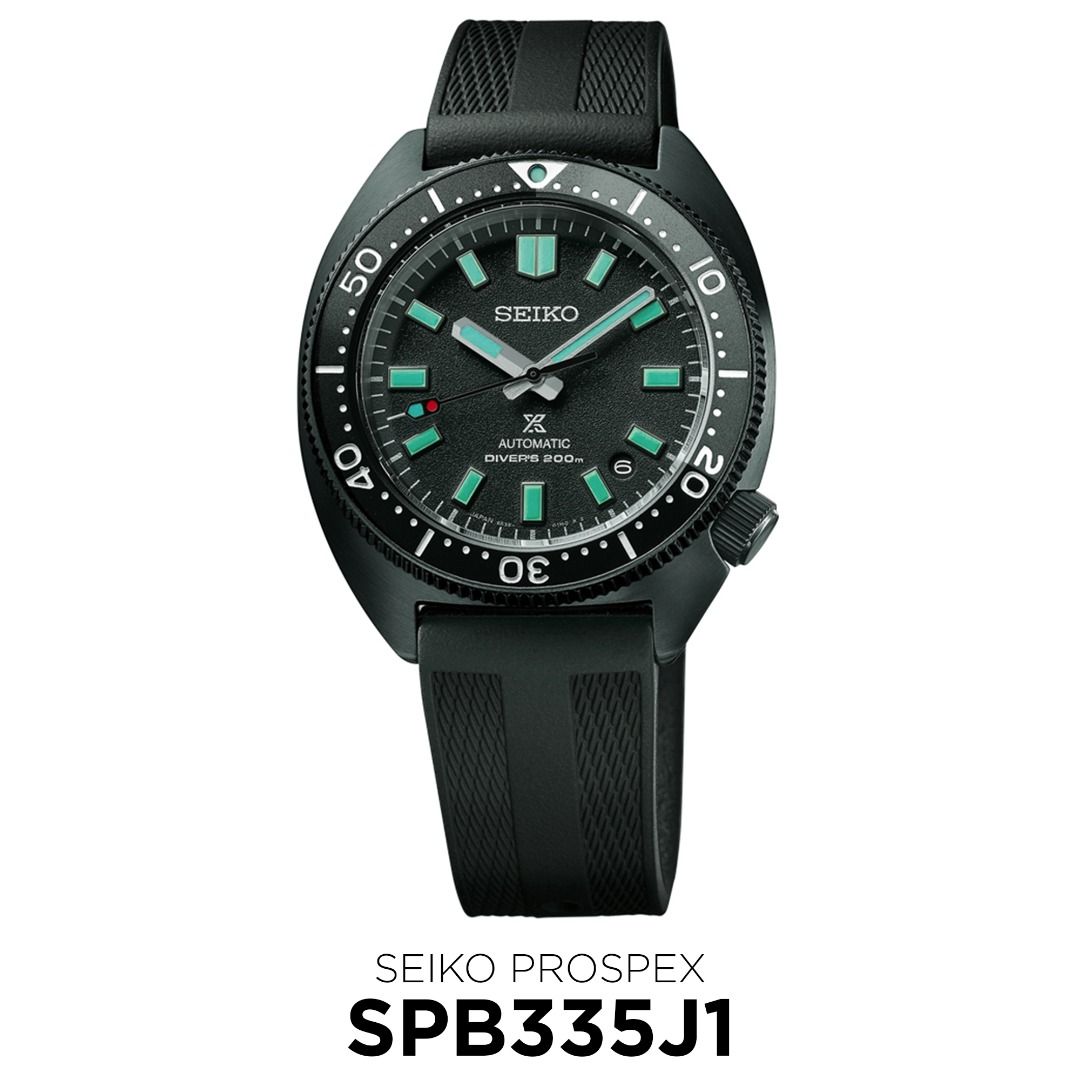 Seiko Prospex Black Series Turtle Night Vision Automatic Watch SPB335 ...