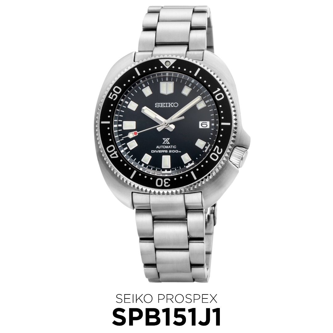 Seiko Prospex Captain Willard Black Dial Automatic Watch SPB151 ...