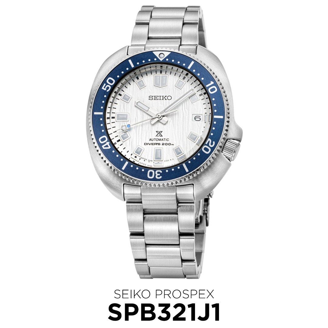 Seiko Prospex Save the Ocean Captain Willard Glacier Automatic Watch ...