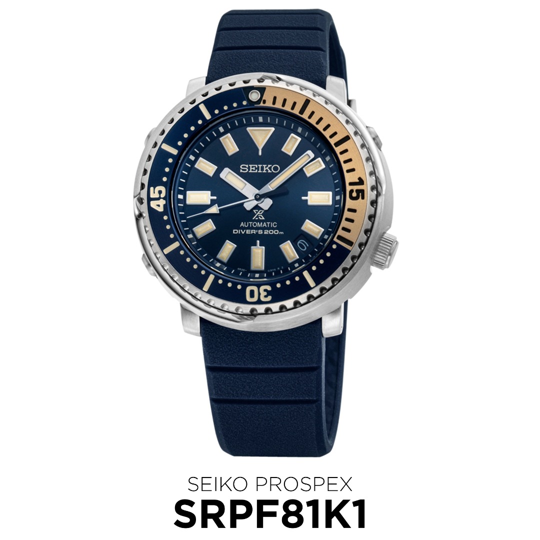Seiko Prospex Tuna Blue Dial Automatic Watch SRPF81 SRPF81K1 on Carousell