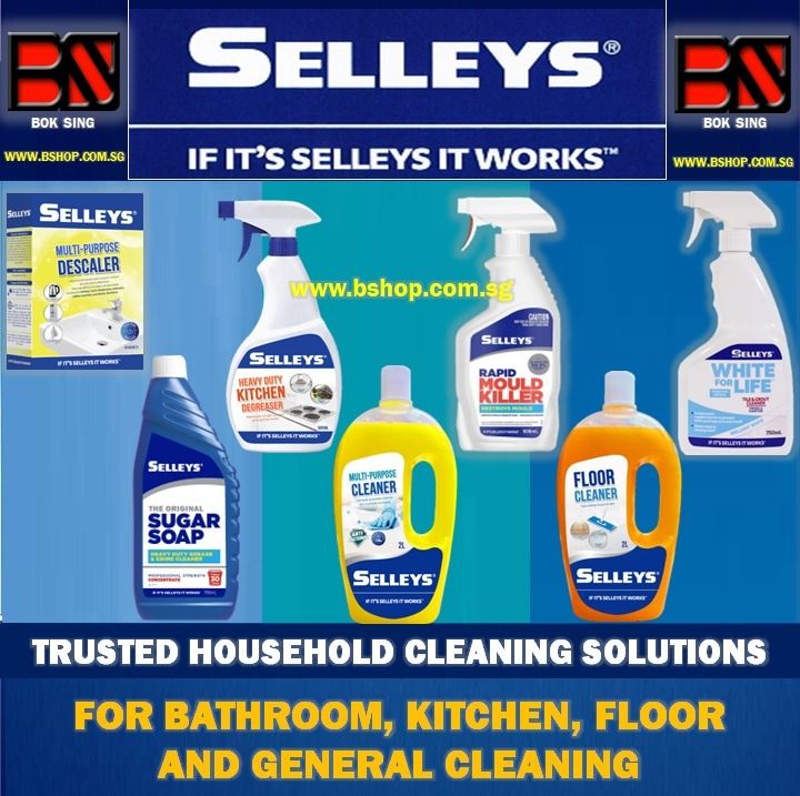 SELLEYS DESCALER/FLOOR MULTIPURPOSE CLEANER/ KITCHEN DEGREASER/ SUGAR ...