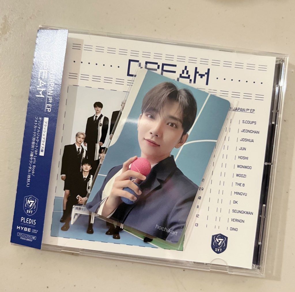 Seventeen Japan Dream - Flash Price Ver album & Joshua photocard ...