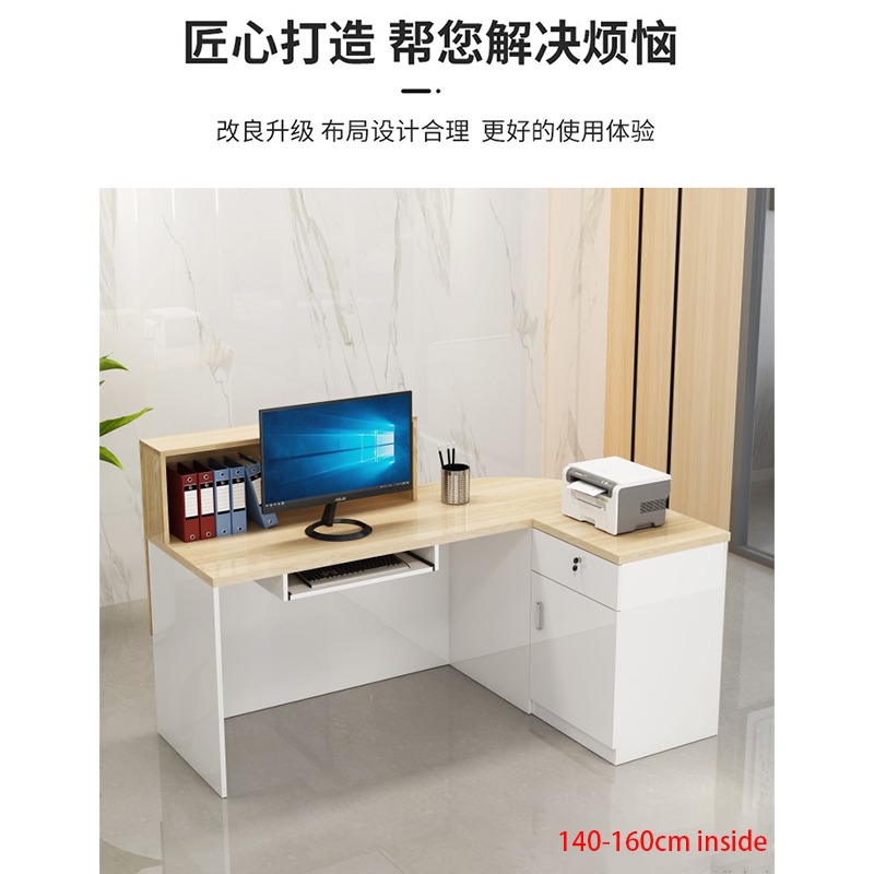 Simple company information desk service desk Reception Desk, Furniture ...