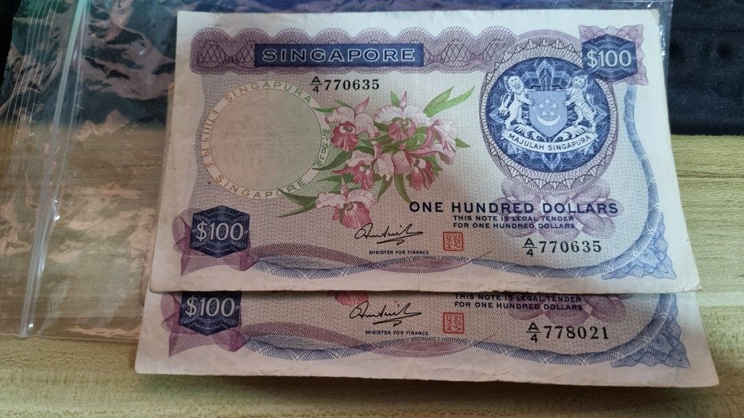 Singapore Orchid Notes - $100, Hobbies & Toys, Memorabilia ...