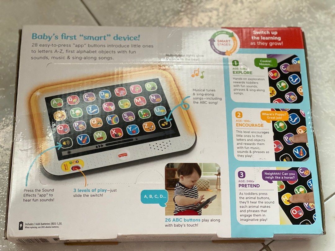 Smart stages tablet, Babies & Kids, Infant Playtime on Carousell