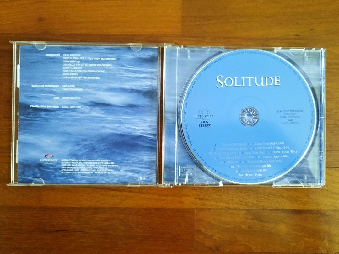 Solitude CD by Integrity Music, Hobbies & Toys, Music & Media, CDs ...