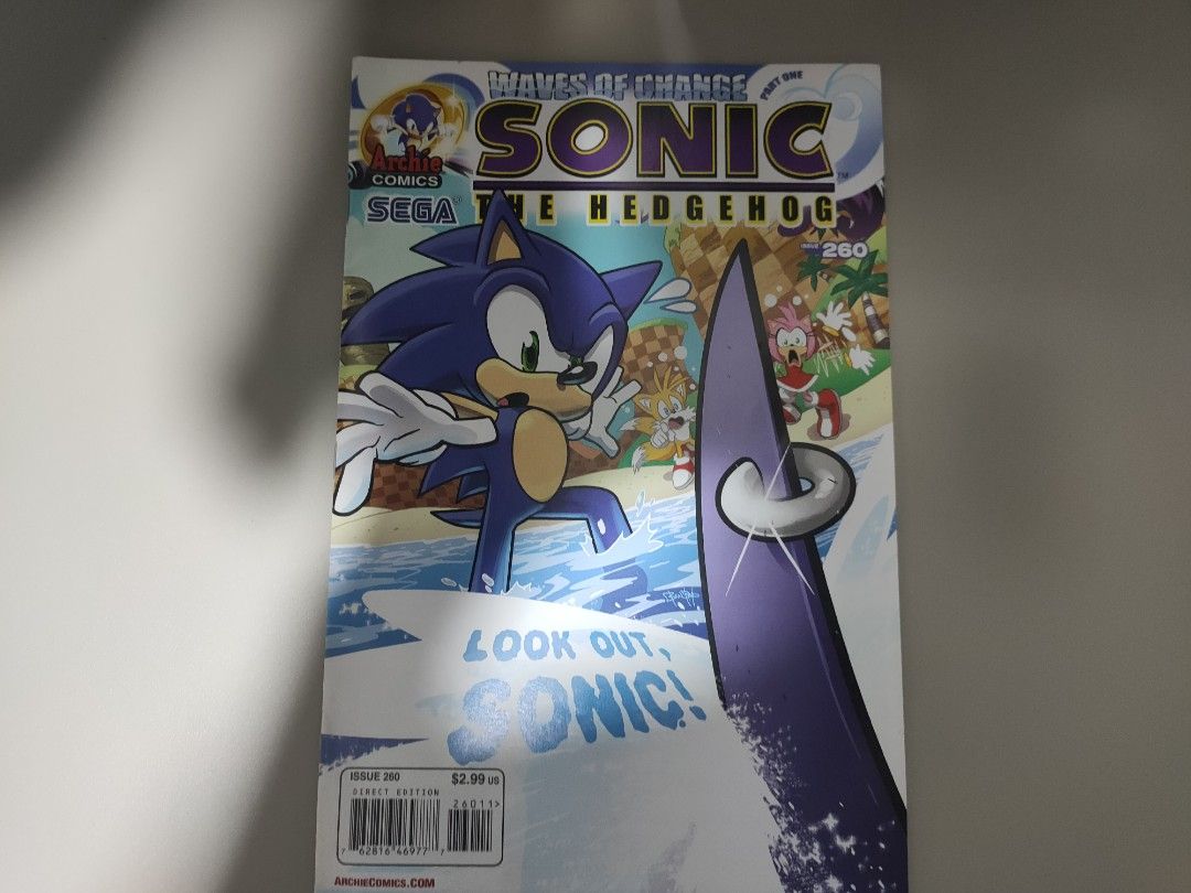 Sonic the hedgehog Comics issue 260 - 262, Hobbies & Toys, Books ...