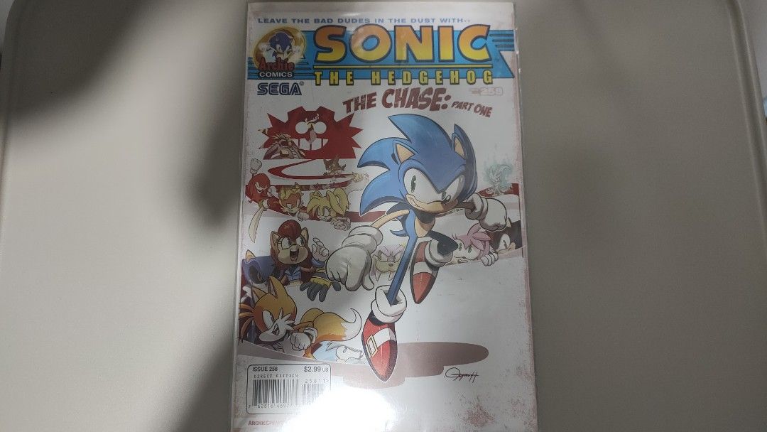 Sonic the hedgehog Comics The Chase Part: One issue 258, Hobbies & Toys ...