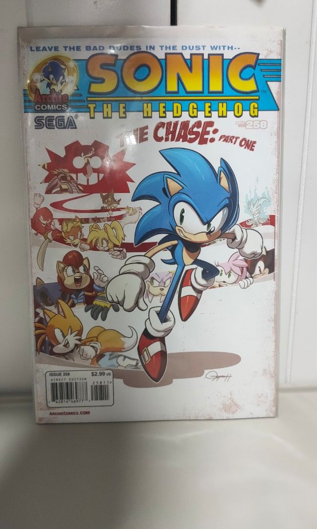 Sonic the hedgehog Comics The Chase Part: One issue 258, Hobbies & Toys ...