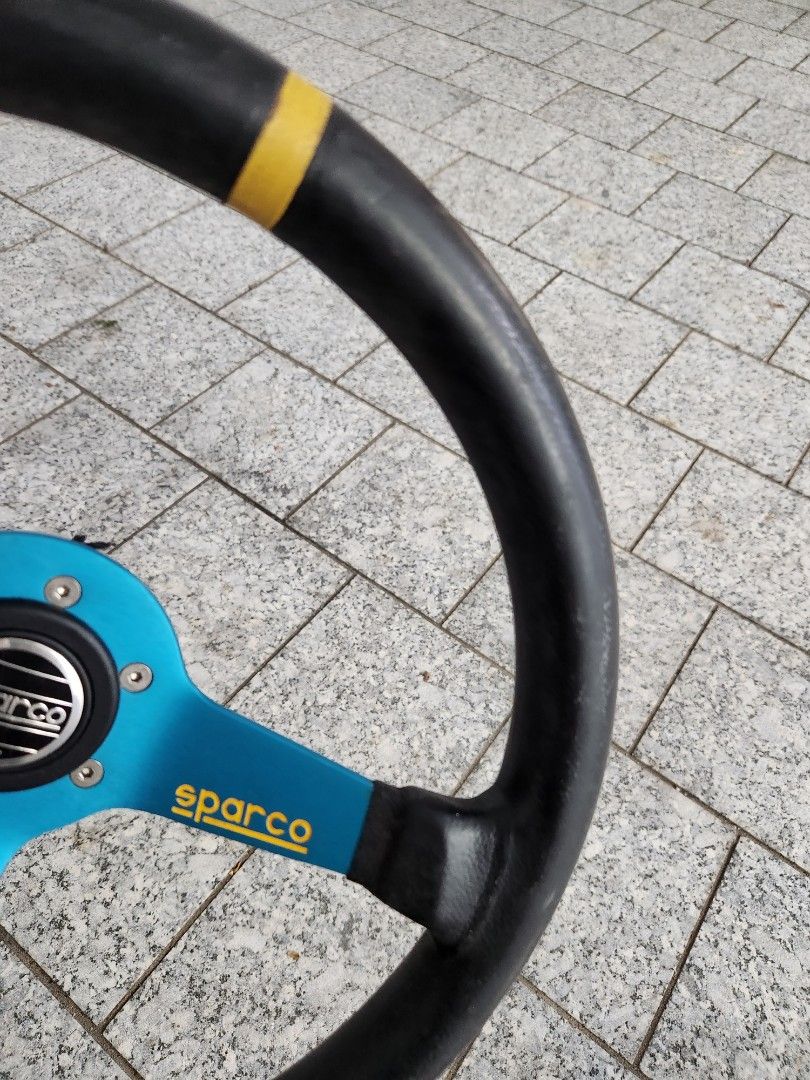 Sparco Monza Steering Wheel, Car Accessories, Accessories on Carousell