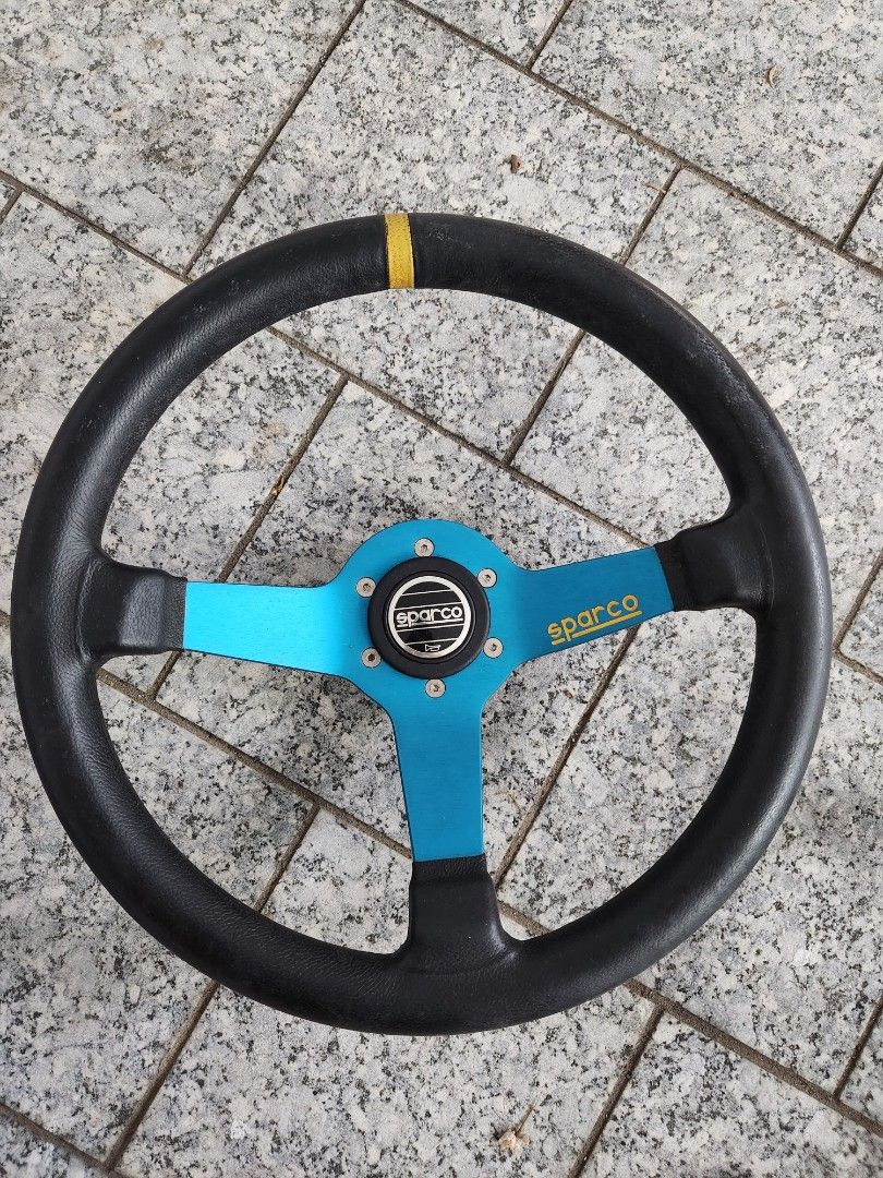 Sparco Monza Steering Wheel, Car Accessories, Accessories on Carousell