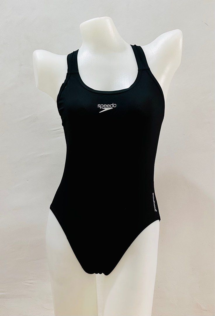 SPEEDO GIRLS ENDURANCE+ MEDALIST SWIMMING SUIT (BLACK) on Carousell