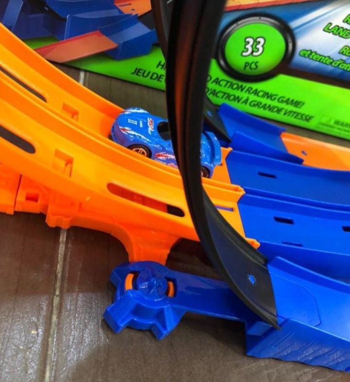 Spinforce Target Hardtoy Car Track Length 365cm With 2 Pullback Car & Box Jupiter Creations ...