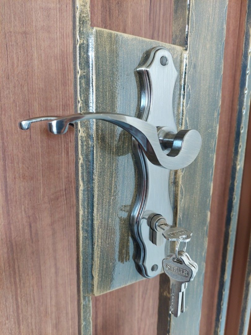 Stella Metal Gate Lockset, Furniture & Home Living, Security & Locks ...