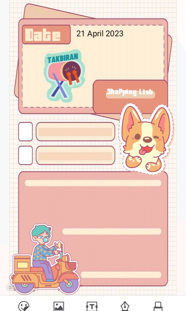 Sticker Set WhatsApp Digital Planner GoodNotes Good Notes KiloNotes ...