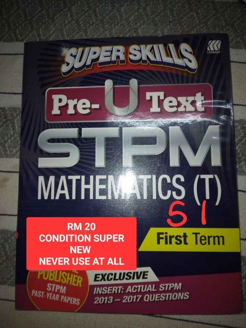 STPM MATHEMATICS T SEM 1 , 2 AND 3, Hobbies & Toys, Books & Magazines ...