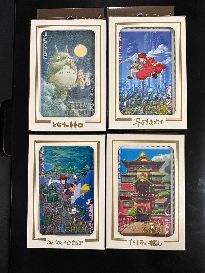 Studio Ghibli Totoro Playing Card Set Original on Carousell