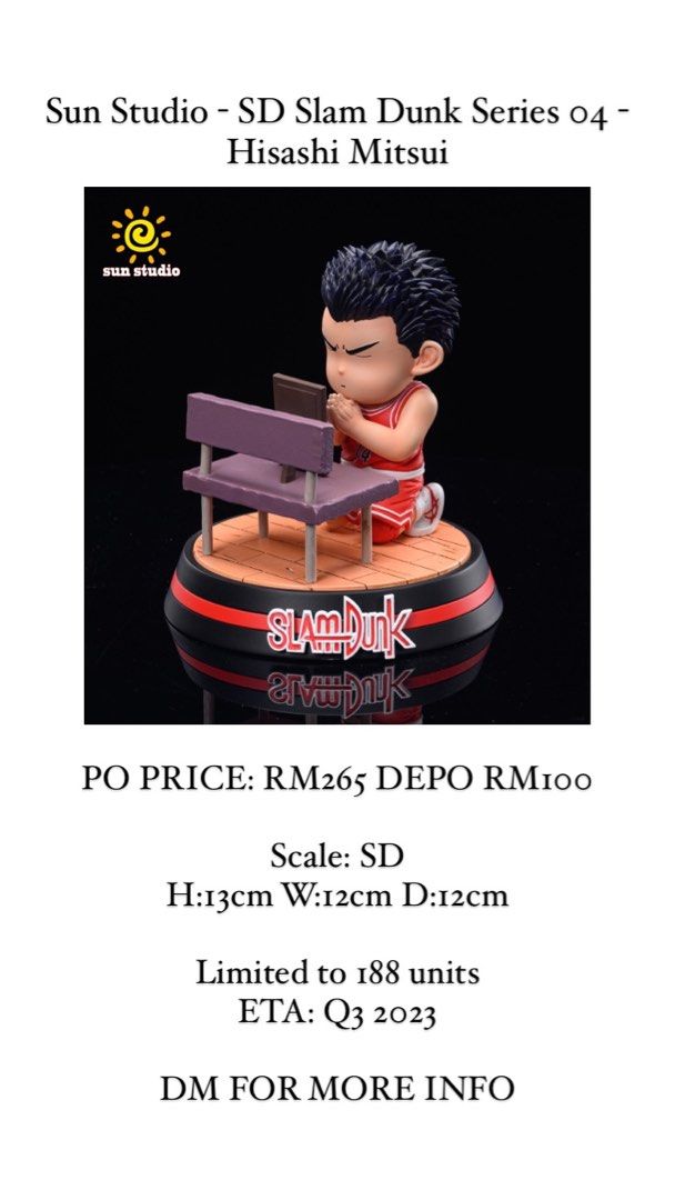 Sun Studio - SD Slam Dunk - Hisashi Mitsui, Hobbies & Toys, Toys & Games on Carousell