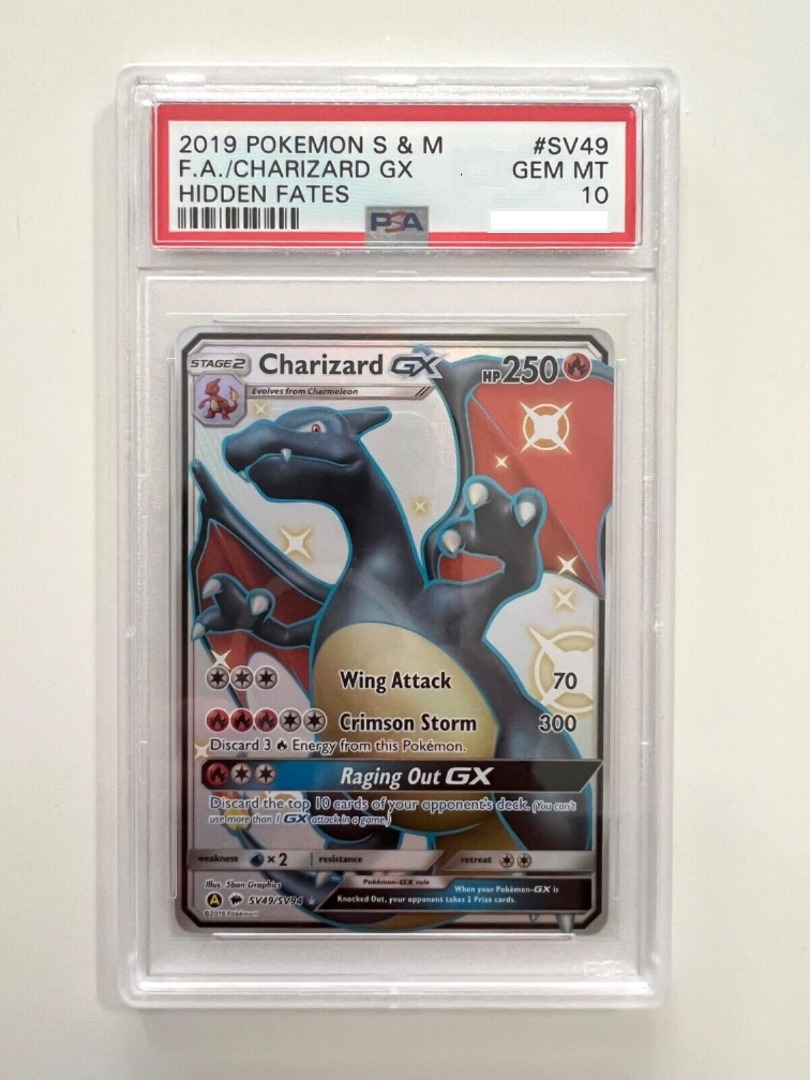 SV49 Hidden Fates Charizard GX PSA 10 [Self-Collect at Ang Mo Kio Void ...