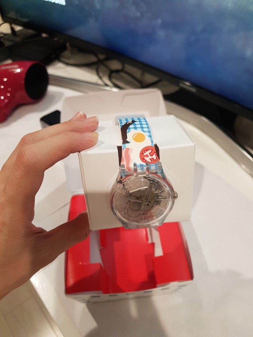 Swatch limited edition drive thru breakfast watch from Biel, Women's ...