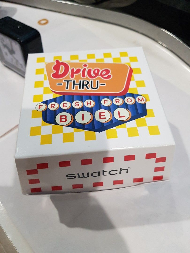 Swatch limited edition drive thru breakfast watch from Biel, Women's ...