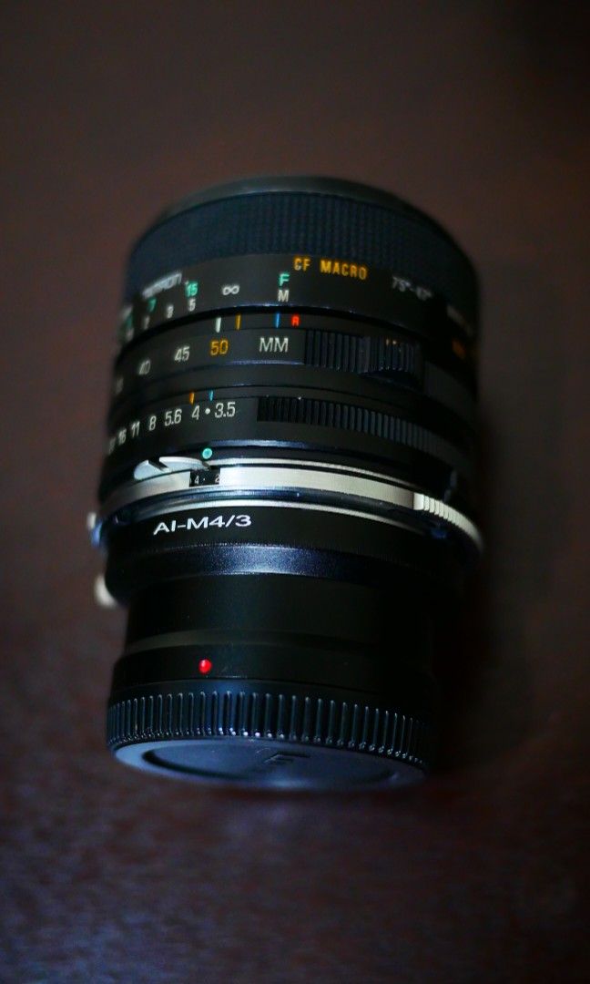 Tamron Adaptall 28-50mm f3.5-4.5 Macro Vintage Lens with Nikon to M43 ...