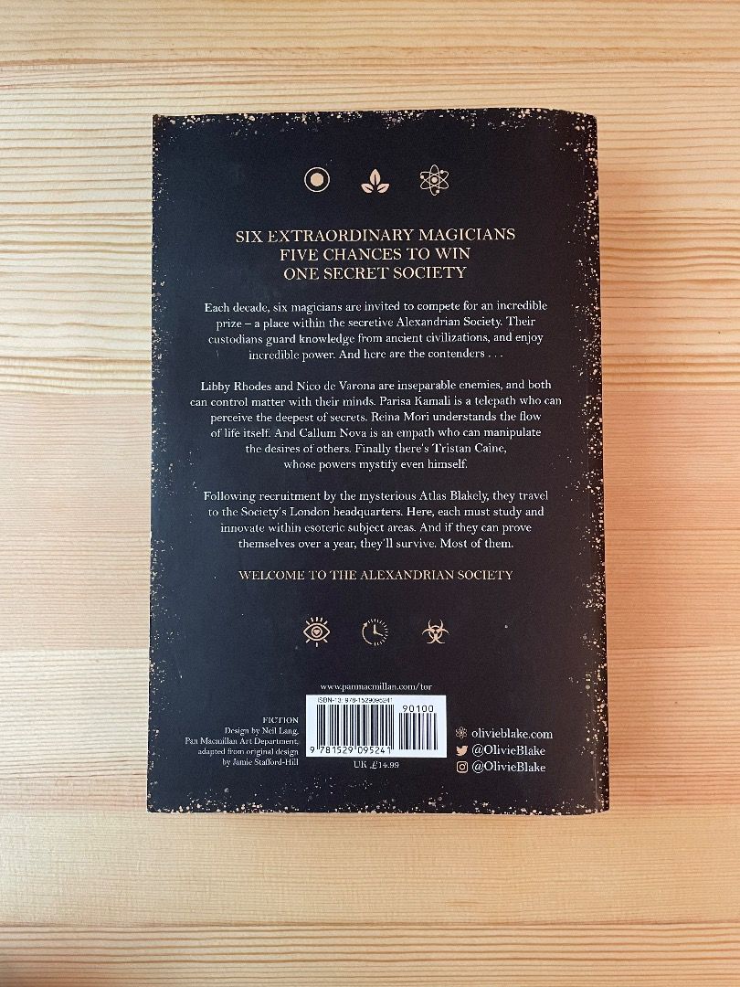 The Atlas Six by Olive Blake, Hobbies & Toys, Books & Magazines ...