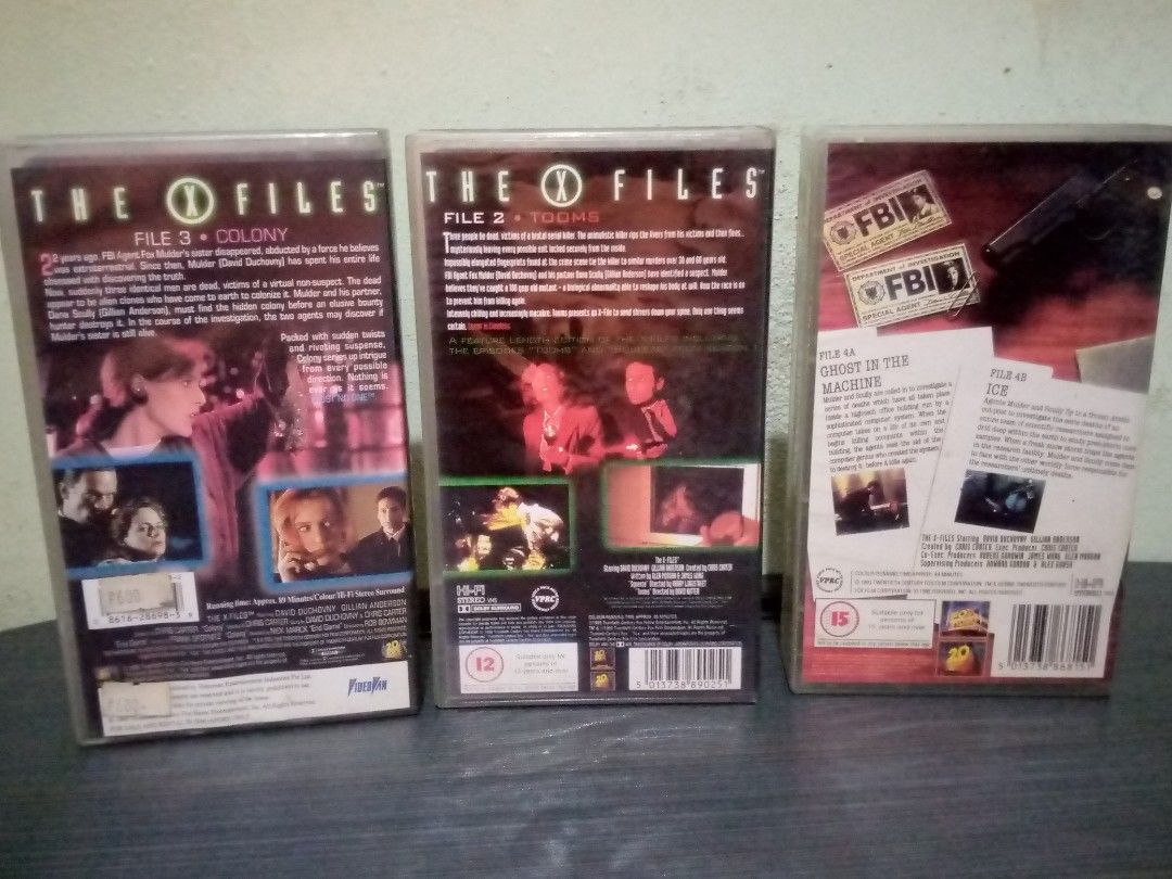 The X Files VHS Tape, Hobbies & Toys, Memorabilia & Collectibles ...