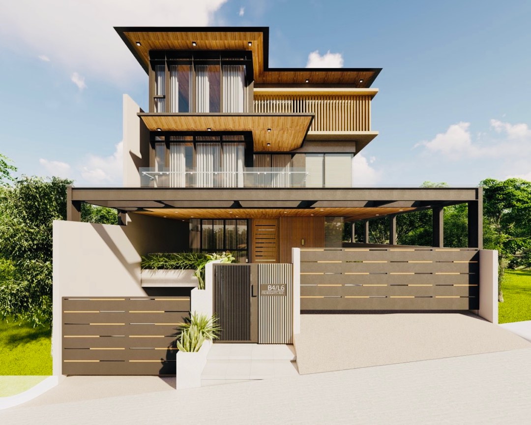 Top workmanship House and Lot 3 storey with basement parking Filinvest ...